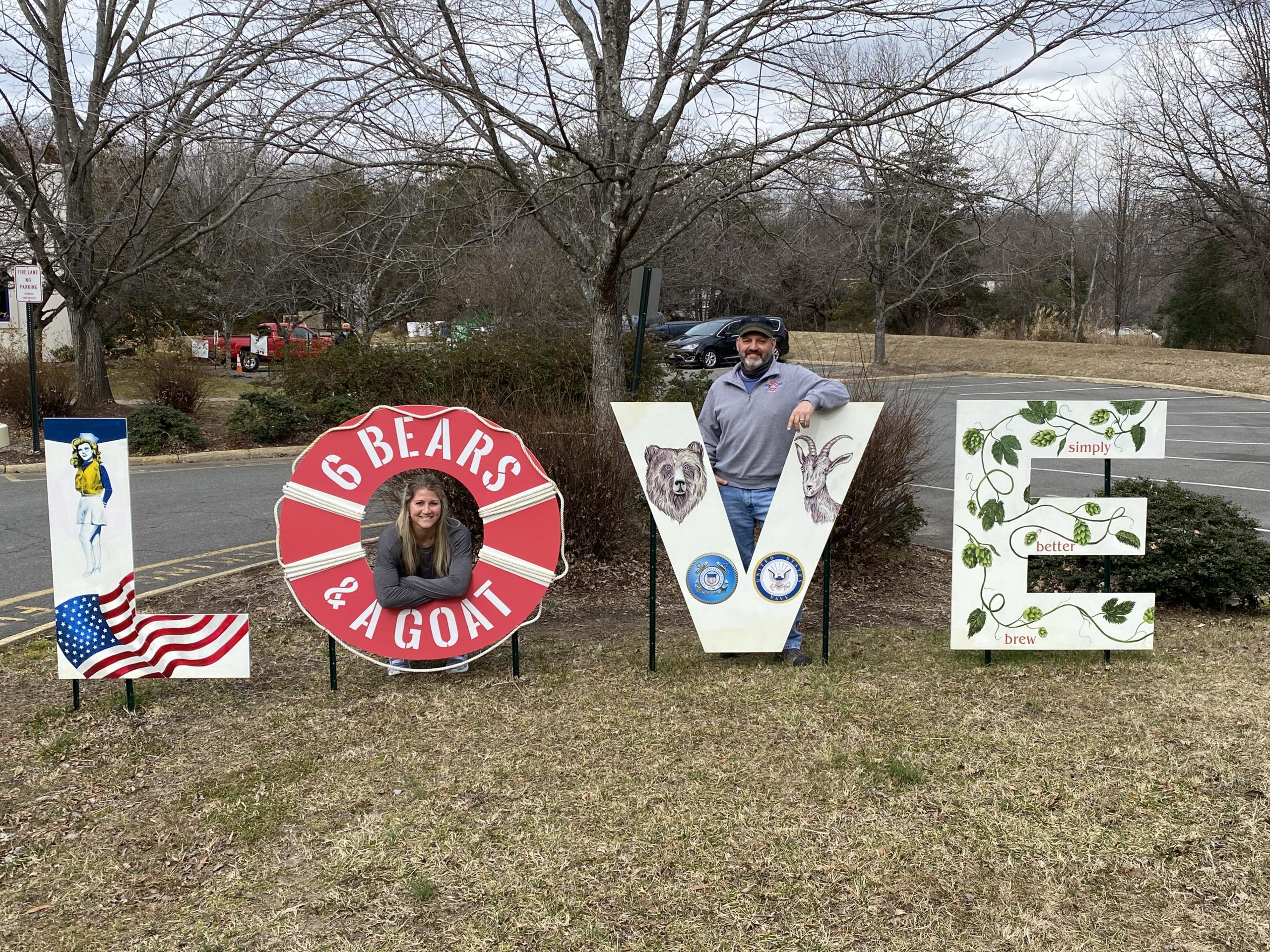 6 Bears & a Goat Brewing Co. Love Sign - Go Stafford Virginia